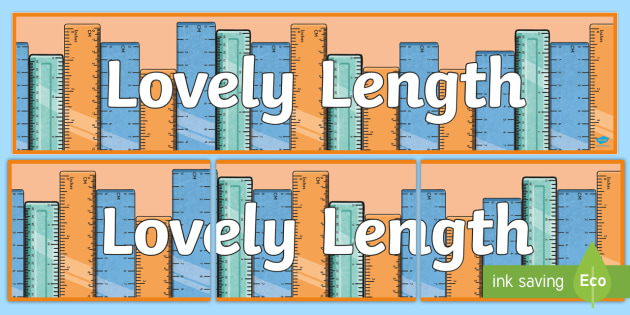 Length Measures Display Banner