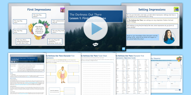 GCSE Lesson Pack to Support Teaching on 'The Darkness Out There' by ...