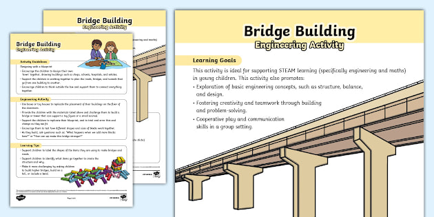 Bridge Building Activities | twinkl.com.au