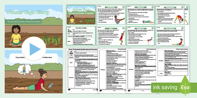 Plants Yoga Story PowerPoint Pack | Twinkl Resources