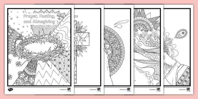 free lent coloring pages for kids