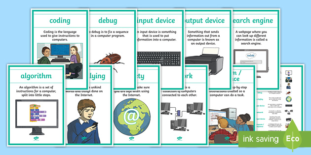 KS2 ICT Vocabulary Posters (teacher made)