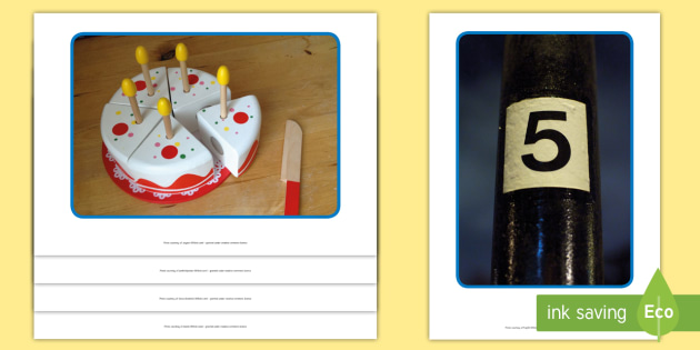 * NEW * All about the Number '5' Photo Pack - EYFS, Early Years Planning