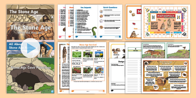 KS2 Stone Age Activity Pack - Teaching Resources