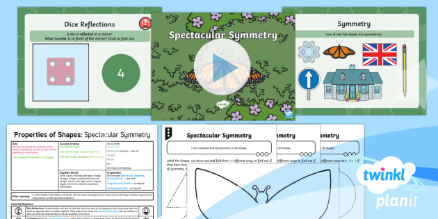 PlanIt Maths Y2 Properties of Shapes Lesson Pack Symmetry (1)