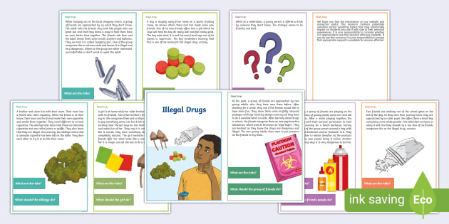 Illegal Drugs KS2 Scenario Cards (teacher made)