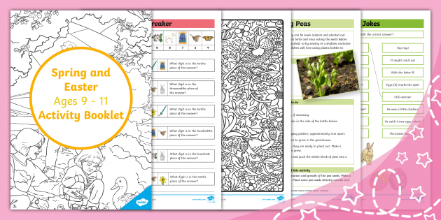 Spring and Easter Activity Booklet (Ages 9 - 11)