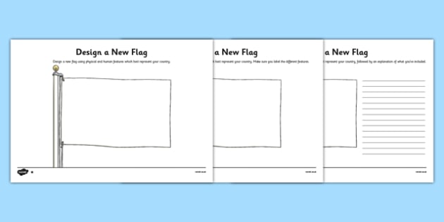 Physical and Human Features Differentiated Flag Design Activity