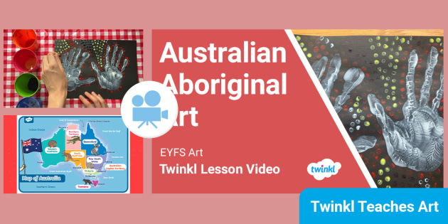 Australian Aboriginal Art Video Lesson | EYFS Art
