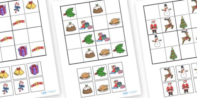 Christmas Sudoku Activity (teacher made)