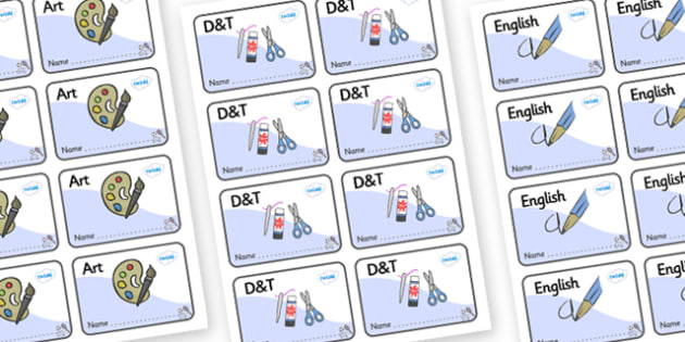 Sports Themed Editable Book Labels