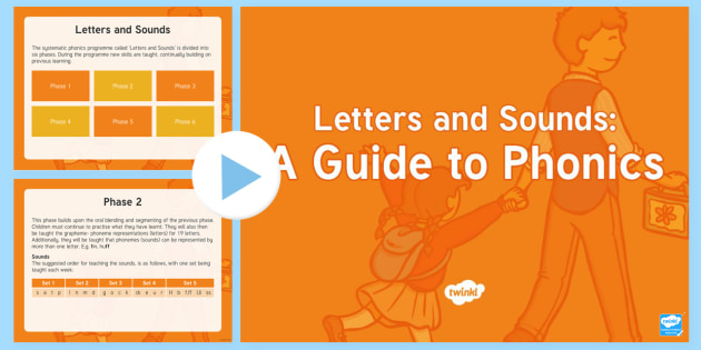 * NEW * Letters and Sounds: A Guide to Phonics Parent and Carer