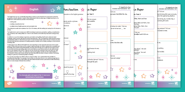 Punctuation Practice Tests | twinkl.co.uk
