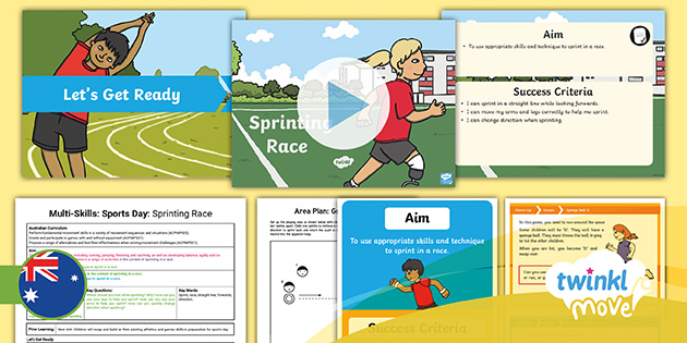 Move PE Year 1 Multi-Skills: Sports Day Lesson 1: Sprinting Race Lesson ...