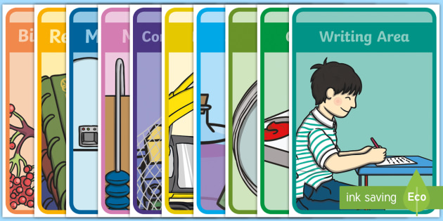 Self-Selection Outdoor Area Display Poster (teacher made)