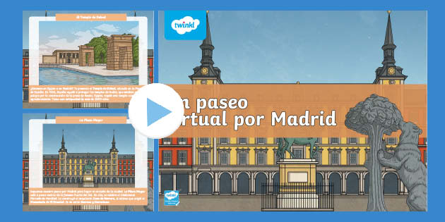 Presentación: Un paseo virtual por Madrid (teacher made)