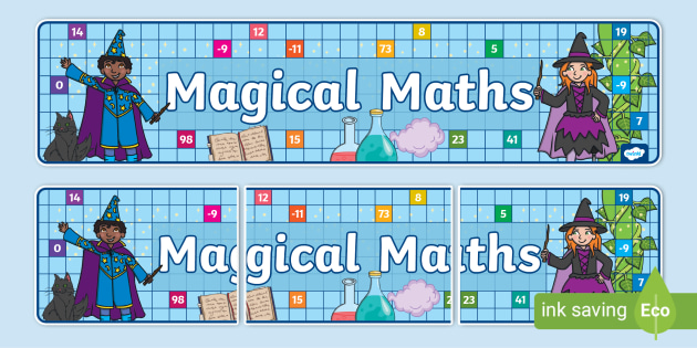👉 Magical Maths Display Banner (teacher made)