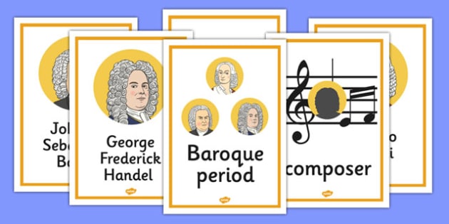 Baroque Period Music Display Posters (teacher made)