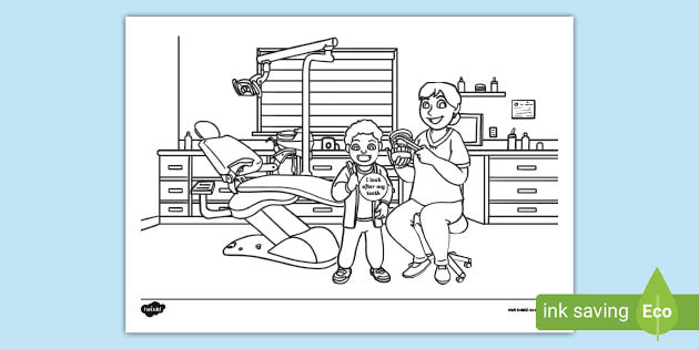 Dentist Colouring (teacher made)