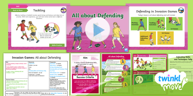 Year 6 Invasion Games Lesson 4 - All about Defending