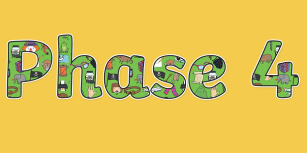 Phase 4 Display Lettering (teacher made)