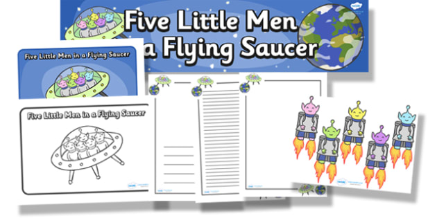 Five Little Men In a Flying Saucer Resource Pack
