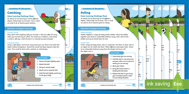Foundation PE (Reception) - Games - Best of Balls Home Learning Challenge