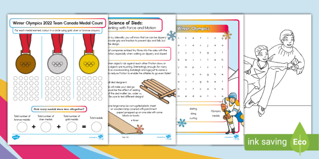 Winter Olympics 2022 Primary Celebration Pack (teacher made)