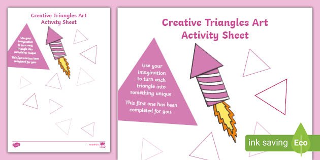 Creative Triangles Art Activity (teacher made)
