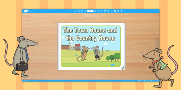 The Town Mouse and the Country Mouse eBook (teacher made)