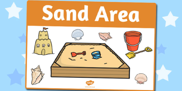 👉 Sand Area Sign (teacher made)