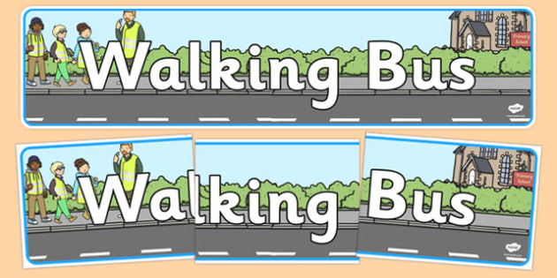 👉 Walking Bus Display Banner