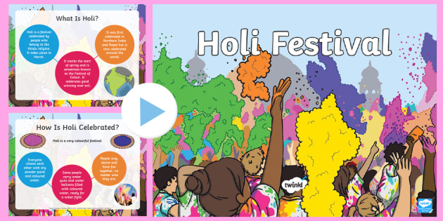 What Is Holi? PowerPoint (teacher made)