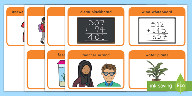 Movement Break Activity Cards | Classroom Exercise