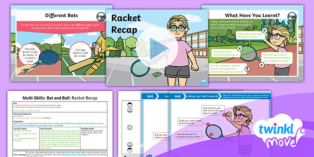 Multi-Skills - Y2 Bat and Ball: Lesson 1 - Racket Recap