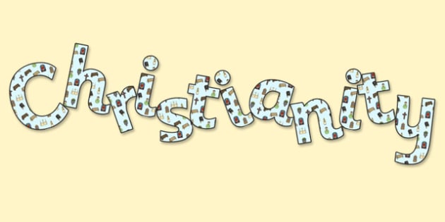 'Christianity' Display Lettering