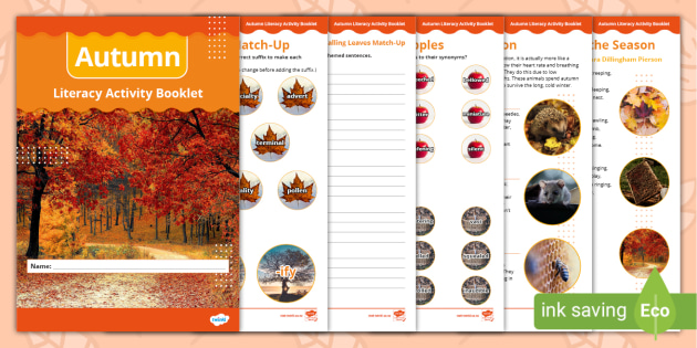 Level 4 Autumn Literacy Activity Booklet (teacher made)