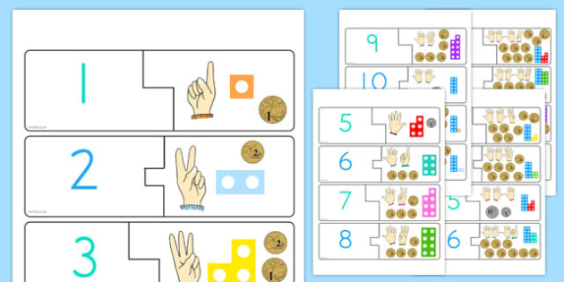 Counting Puzzle 1 to 20 (teacher made)