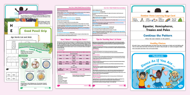 FREE! - Year 2 Term 1 Week 9 Remote Home Learning Pack