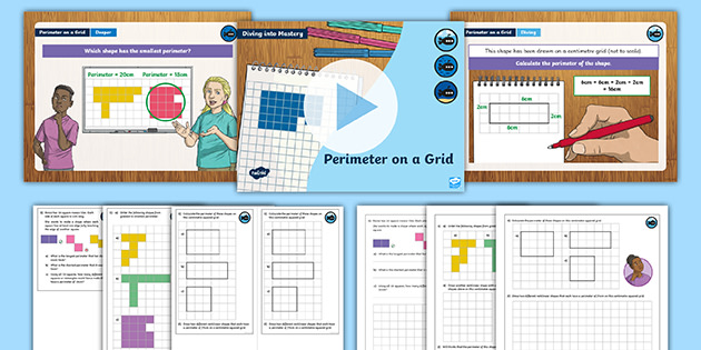 👉 White Rose Maths Supporting Year 4 Perimeter on a Grid