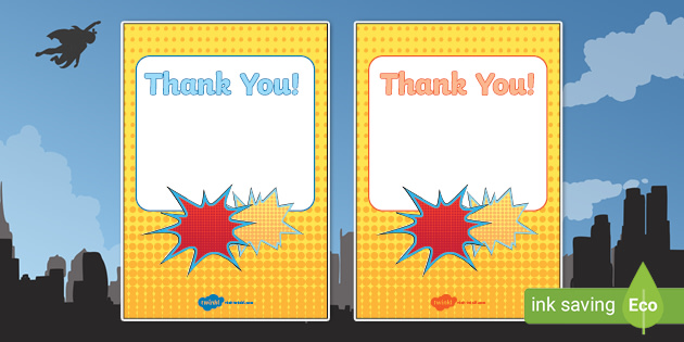 Birthday Thank You Cards | twinkl.co.uk