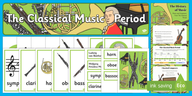 The History of Classical Music Resource Pack (teacher made)