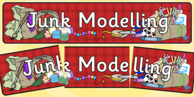 Junk Modelling Display Banner - messy, junk, modelling, model