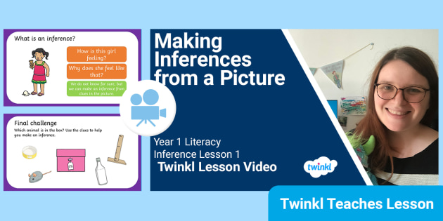 Year 1 (Ages 5-6) Inference: Video Lesson 1