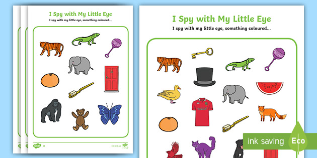 I Spy Colours Activity (teacher made)