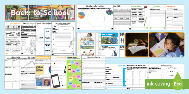 Grade 7 School Activities | First Week Back Activity Pack