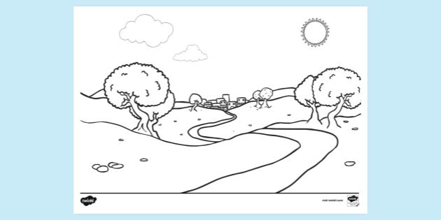 FREE! - Path Day Colouring Sheet | Colouring Sheets