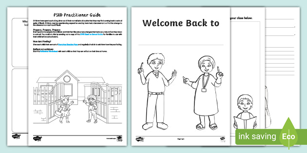 EYFS Welcome Back to School After Lockdown Activity Pack