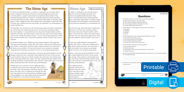 Sixth Grade Reading Passages | twinkl.com