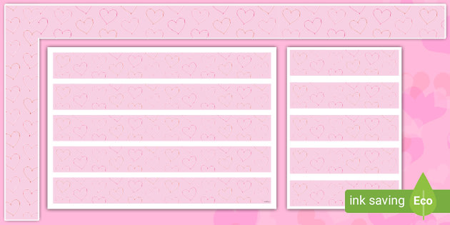 Valentine's Day Display Borders (teacher made)